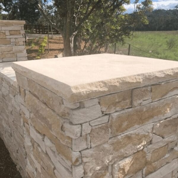 Dry stack pier caps | Veneer Stone Australia